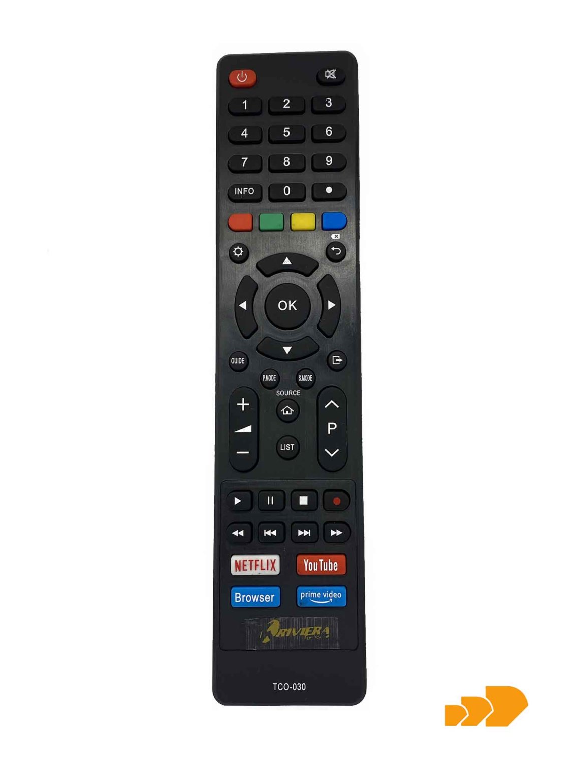 CONTROL PARA TV SMART/LCD TCO-030 RIVIERA – Piqoa