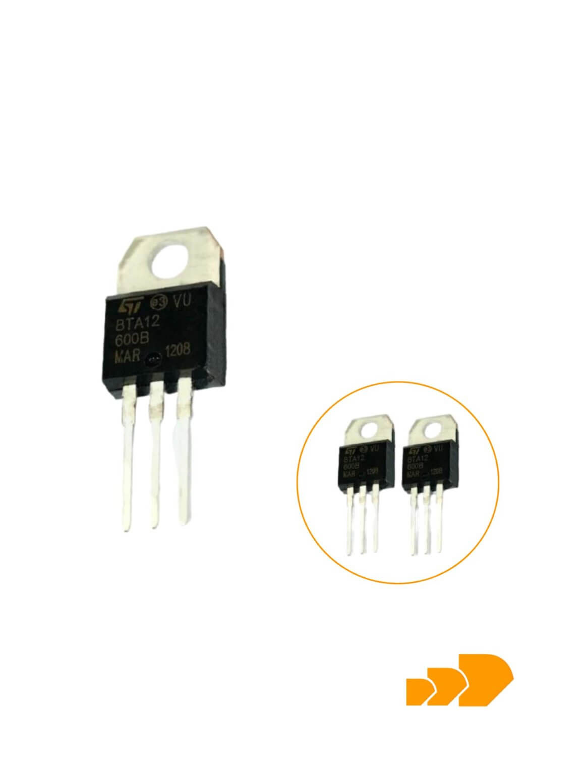 TRANSISTOR TRIAC BTA12-600B – Piqoa